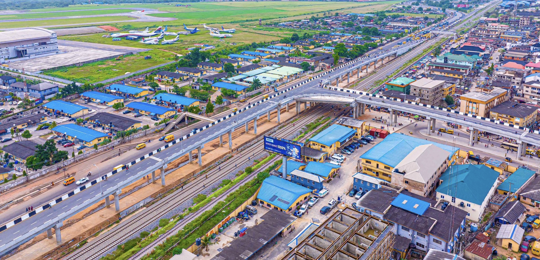 Red Line Rail: Sanwo-Olu, AbdulRazaq Commission Ikeja Overpass Bridge ...